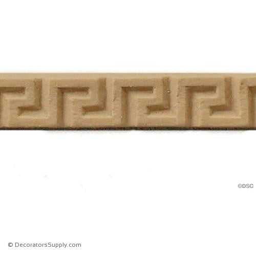 Wooden Greek Key Molding Greek Key Wooden Mirror Metal Trim | Chairish